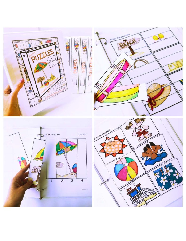 BEACH Binder- Binder Basics Work System » Autism Adventures