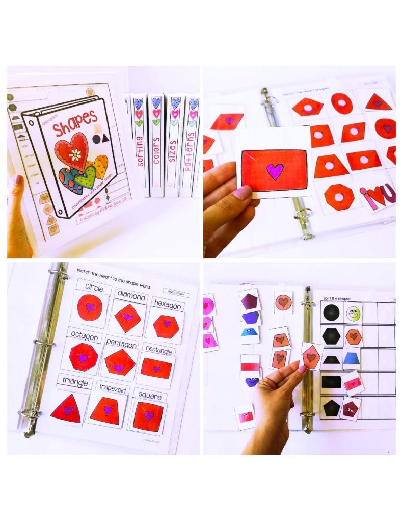 Hearts Binder- Binder Basics Work System » Autism Adventures