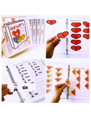 Hearts Binder- Binder Basics Work System » Autism Adventures
