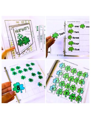 Shamrocks Binder- Binder Basics Work System » Autism Adventures