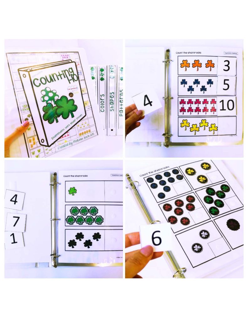 Shamrocks Binder- Binder Basics Work System » Autism Adventures