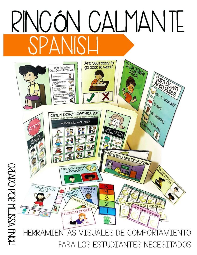 SPANISH Calm Down Kit Corner- Tools for the Primary Grades » Autism ...