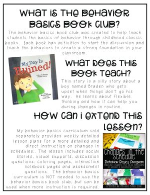 My Day Was Ruined- Behavior Basics Book Club » Autism Adventures