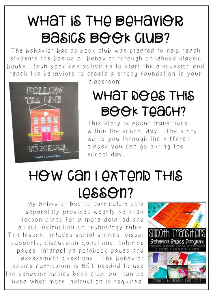 Follow the Line- Behavior Basics Book Club » Autism Adventures