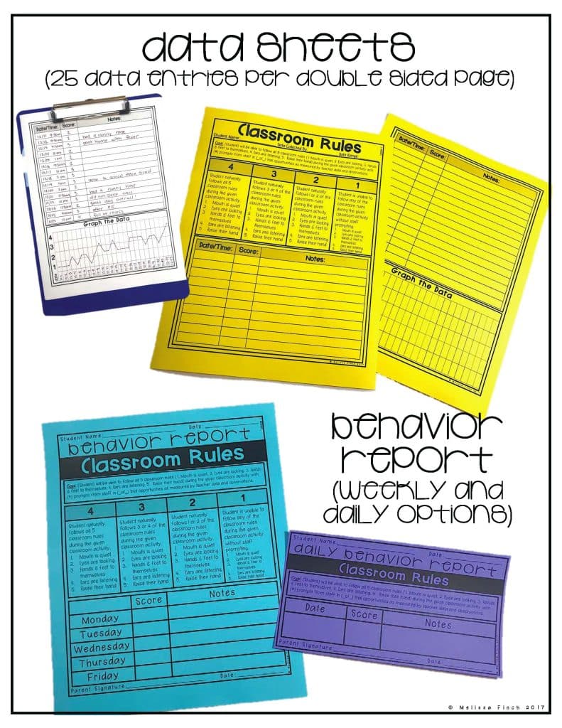 Raising My Hand- Behavior Basics Data - Autism Adventures