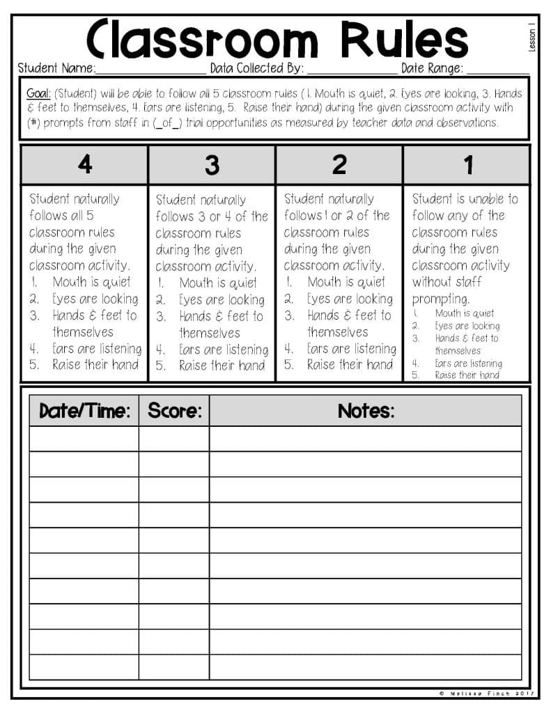 Raising My Hand- Behavior Basics Data » Autism Adventures