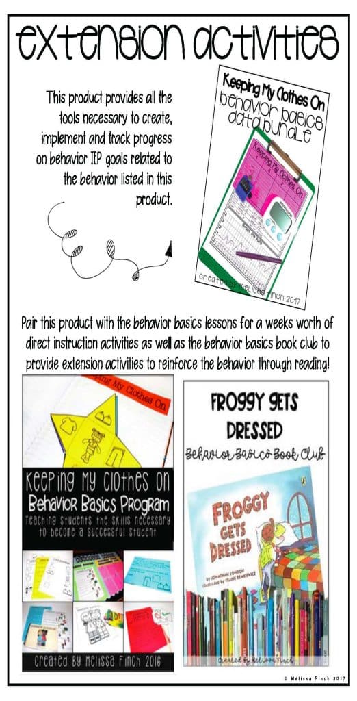 Keeping My Clothes On- Behavior Basics Data » Autism Adventures