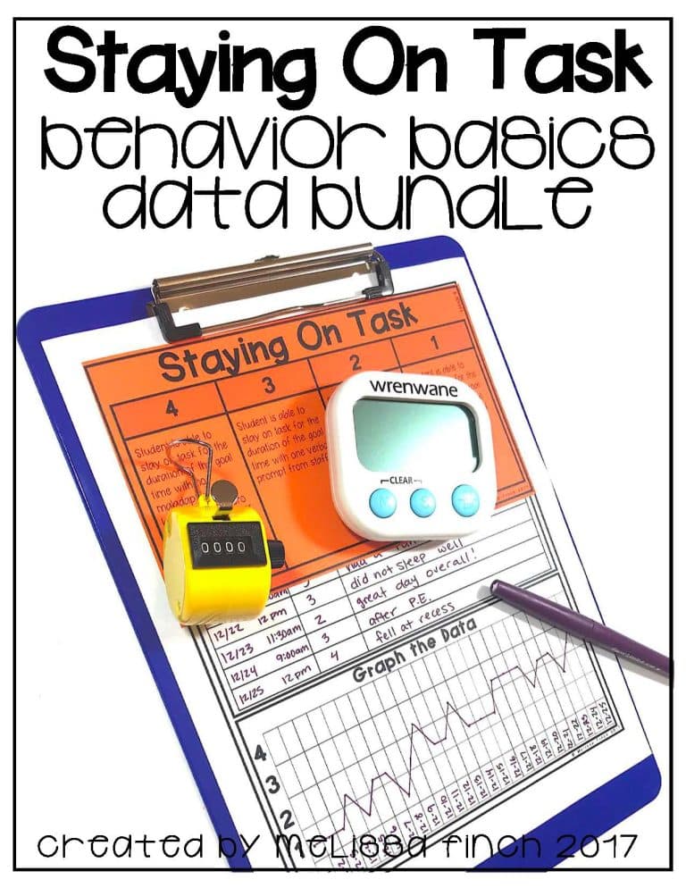 Staying On Task- Behavior Basics Data » Autism Adventures