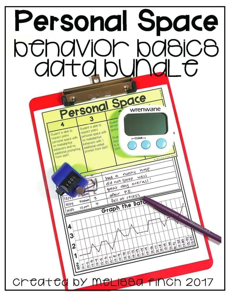 Personal Space- Behavior Basics Data » Autism Adventures