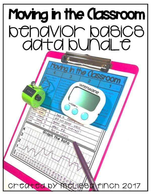 How I Move In The Classroom- Behavior Basics Data » Autism Adventures