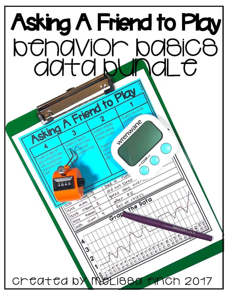 Asking a Friend to Play- Behavior Basics Data » Autism Adventures